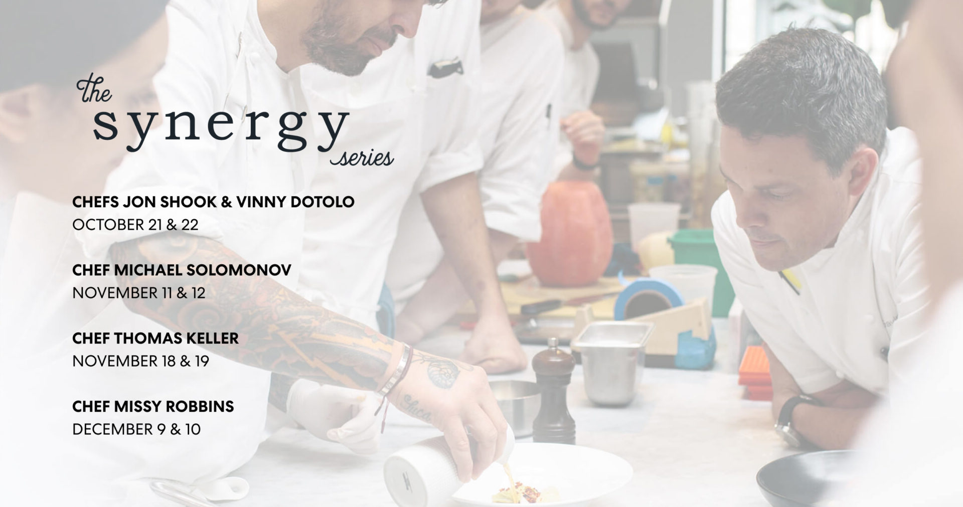 Gavin Kaysen’s Synergy Series Returns with a New Line-up of World-Class ...